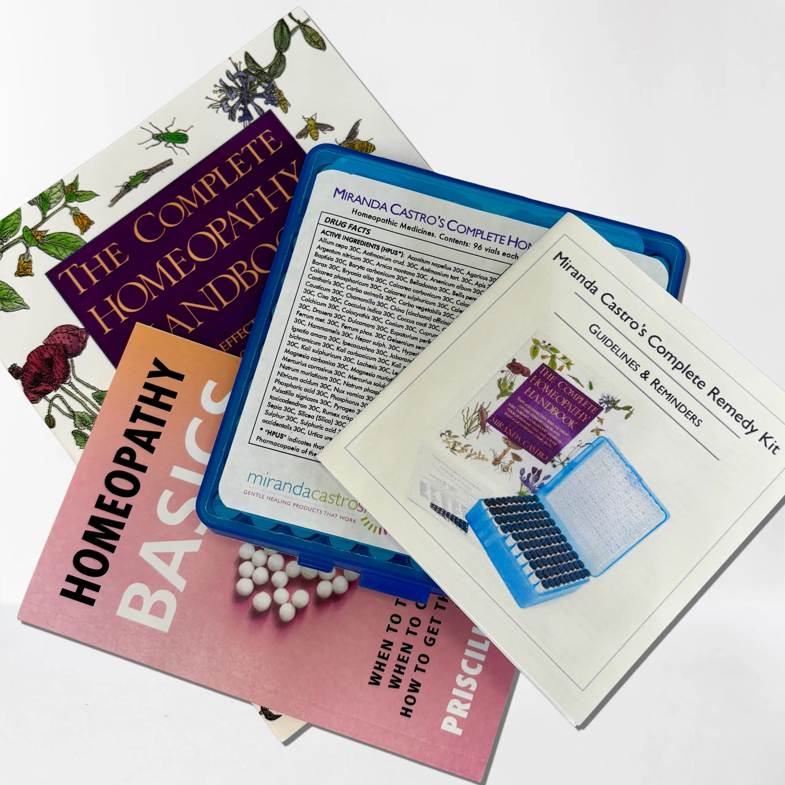 Miranda Castro's 30C Complete Homeopathy Kit and Handbook