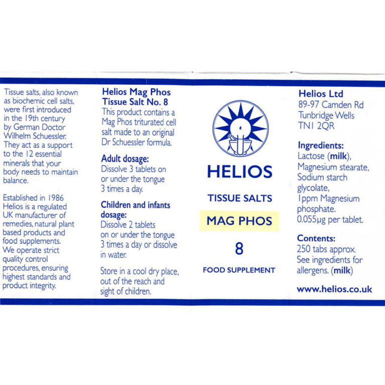 Biochemic Cell Salt #8: Mag Phos (Magnesia phosphorica)