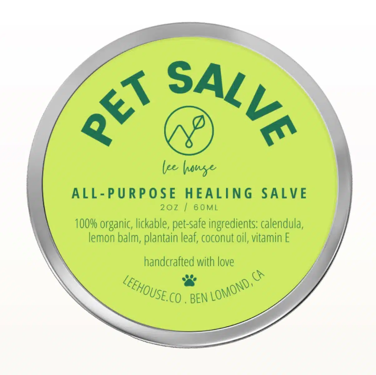 Pet Salve - 100% organic, botanical healing balm for cats & dogs